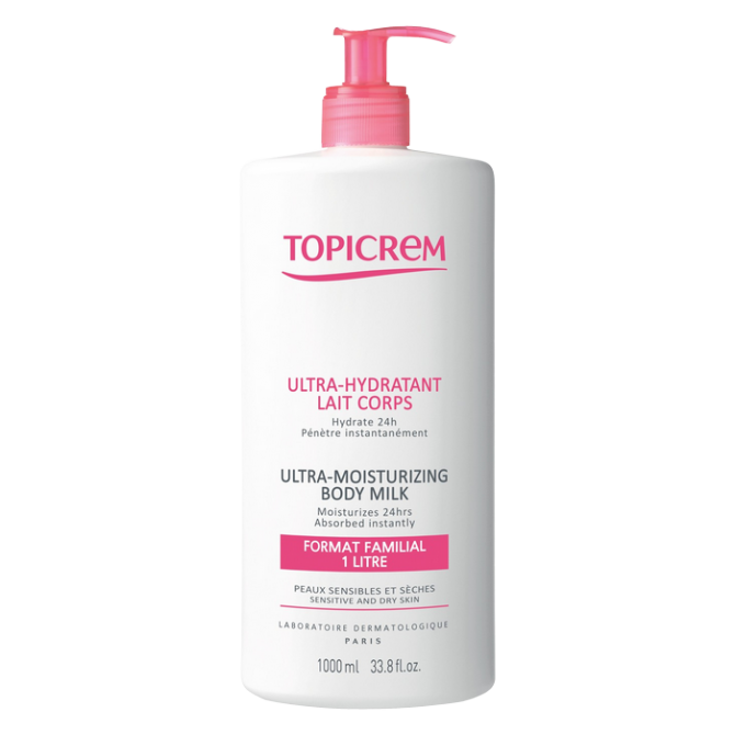 TOPICREM Lait ultra-hydratant corps TOPICREM le flacon de 500 ml
